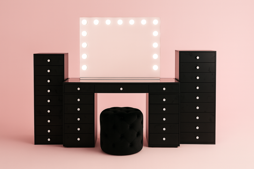 Buy Vanity Table With Mirror - Vanity Vault