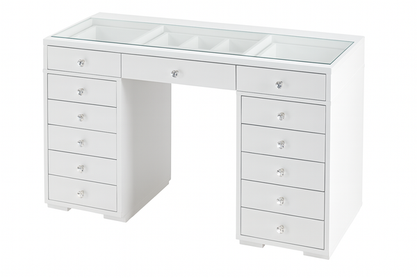 The Mini Dollface Vanity | Compact Glamour for Small Spaces - Vanity Vault