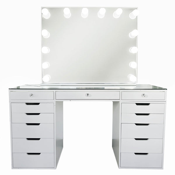 Vanity Desk | Beauty Table with Lights Australia - Vanity Vault
