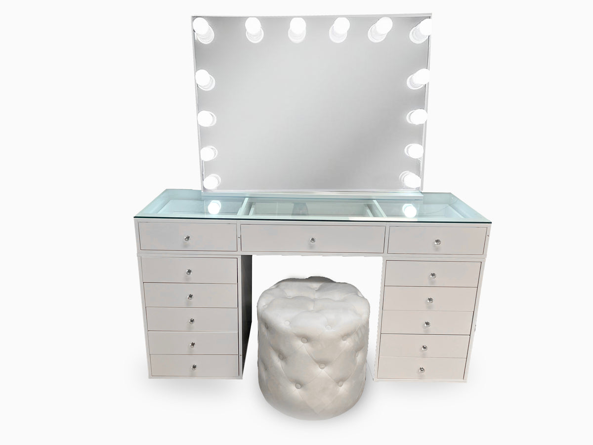 Buy Vanity Table With Mirror - Vanity Vault